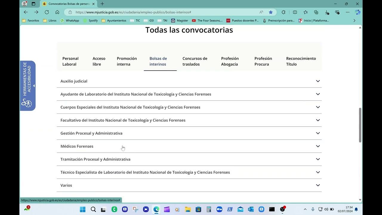 Convocatorias Administración de Justicia. Prof. Ingeniero Informático Eduardo Rojo Sánchez - YouTube