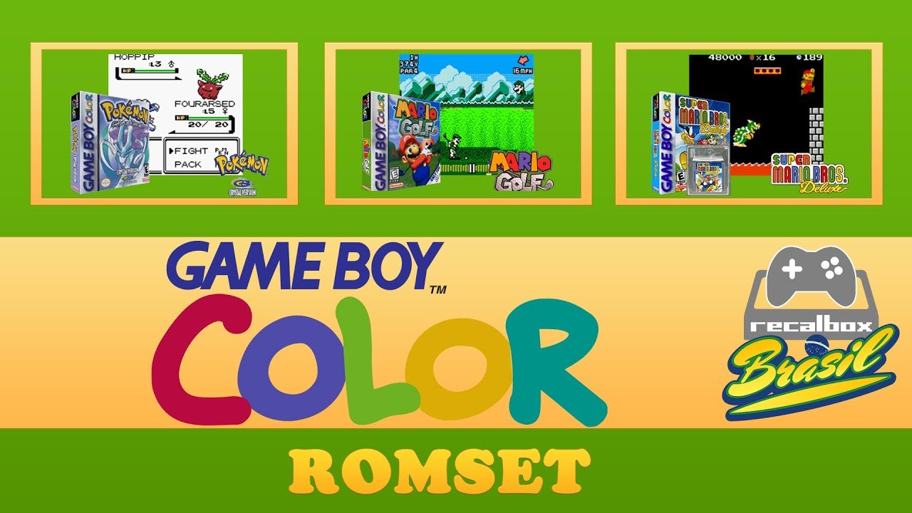 ROMS DE GAME BOY COLOR ( RCALBOX - BATOCERA - RETROPIE ) - YouTube