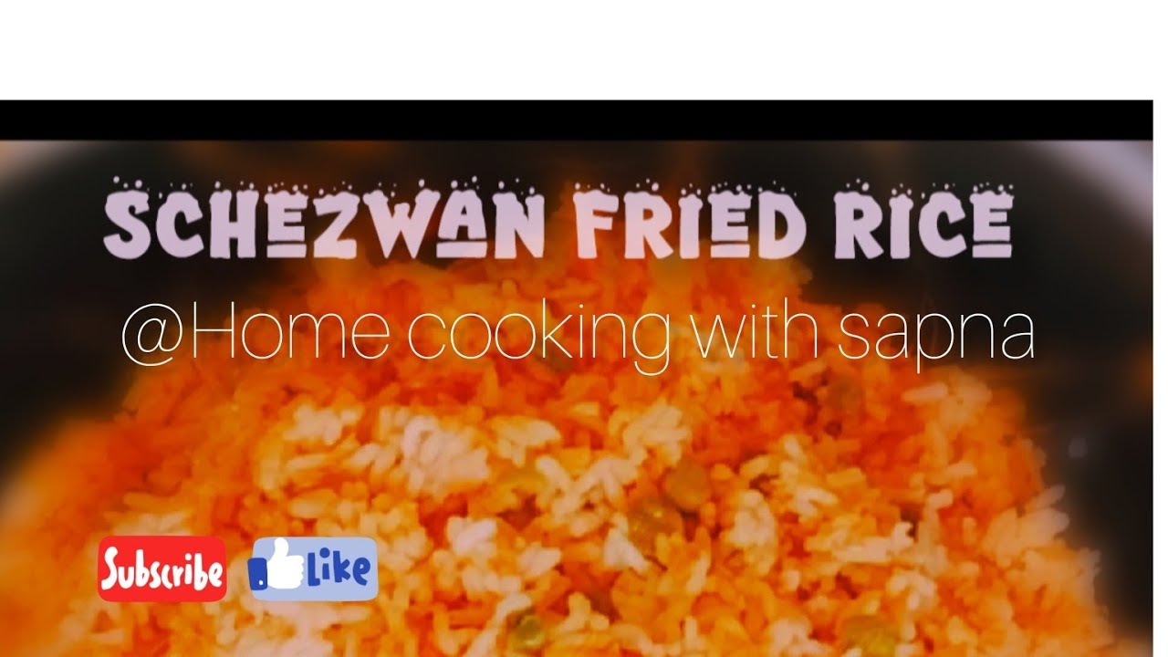 DELICIOUS Sezwan Fried Rice Recipe/शेज़वान फ्राइड राइस #youtube ...