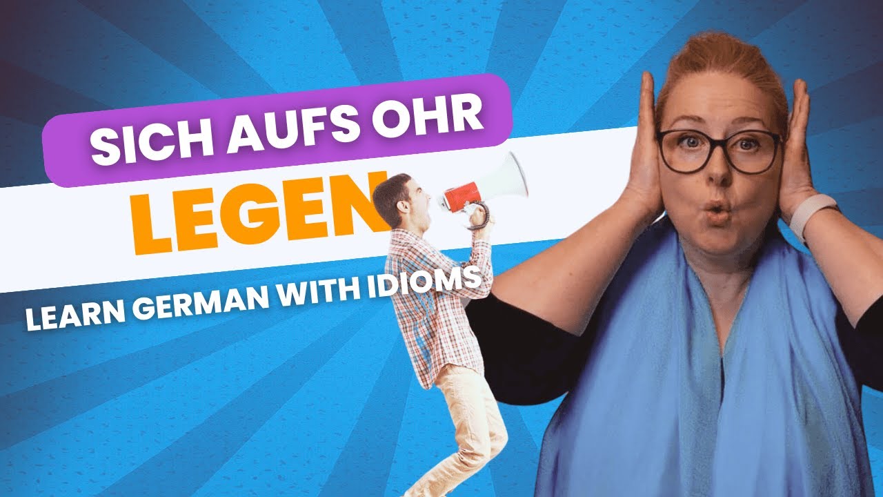 Sich aufs Ohr legen: A 3-Minute Easy German Lesson with Comprehensible ...