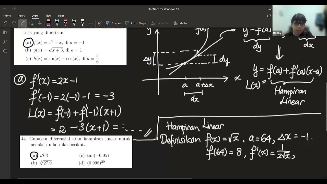 2023 MA1101 Matematika 1A K02K07 19102023 Tutorial 5 part 2 - YouTube