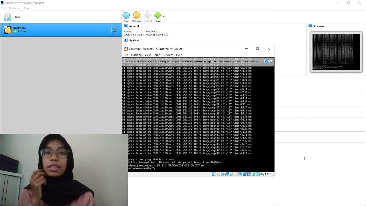 konfigurasi jaringan dan instalisasi packages di linux Slackware - YouTube