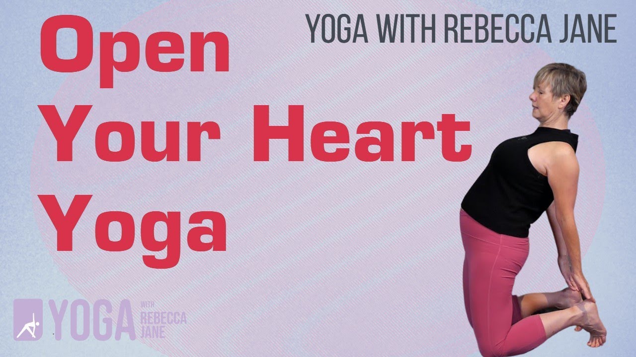 Yoga to Open Your Heart through forward and back stretches - YouTube