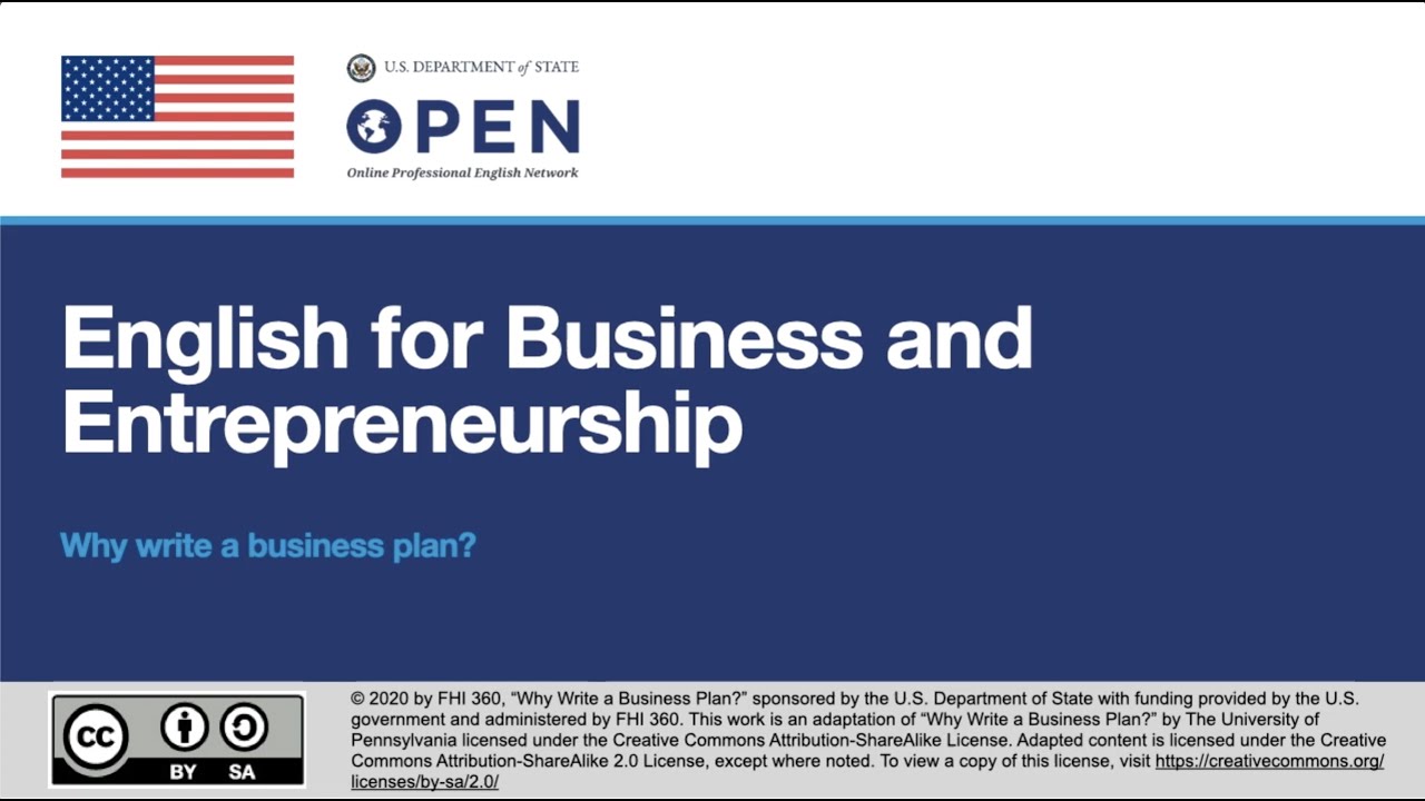 Why Write A Business Plan Business English YouTube Why Write A Business Plan Business English YouTube