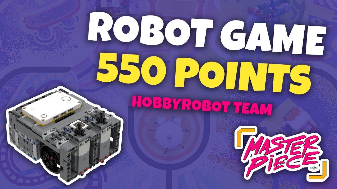 🤖 Robot Game FLL MASTERPIECE season - 550 points! - YouTube