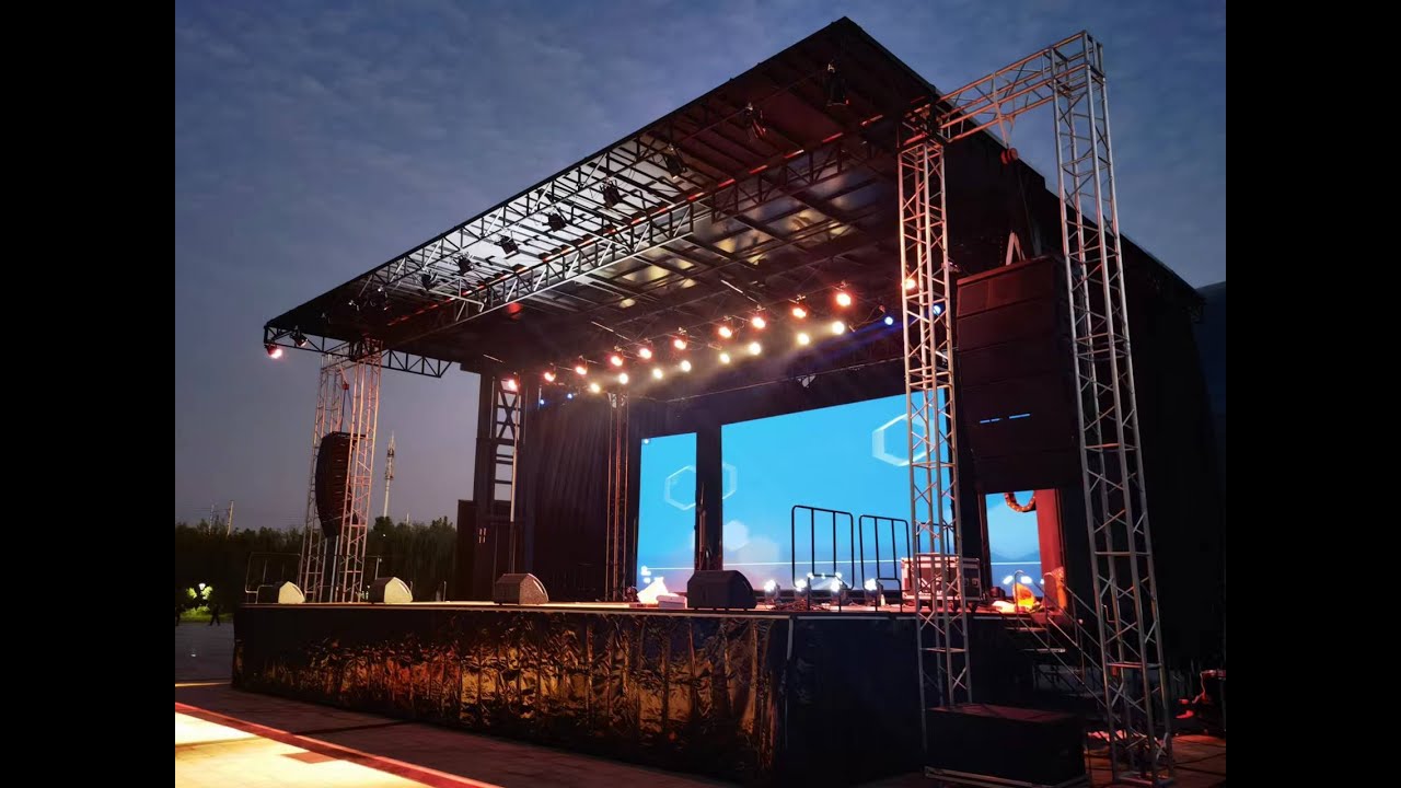 Gospel Truck ST150PROMAX stage trailer with 15×12×8m stage with sound ...