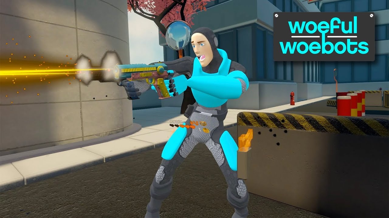 Let's Play WOEFUL WOEBOTS VR - Mixed Reality - YouTube