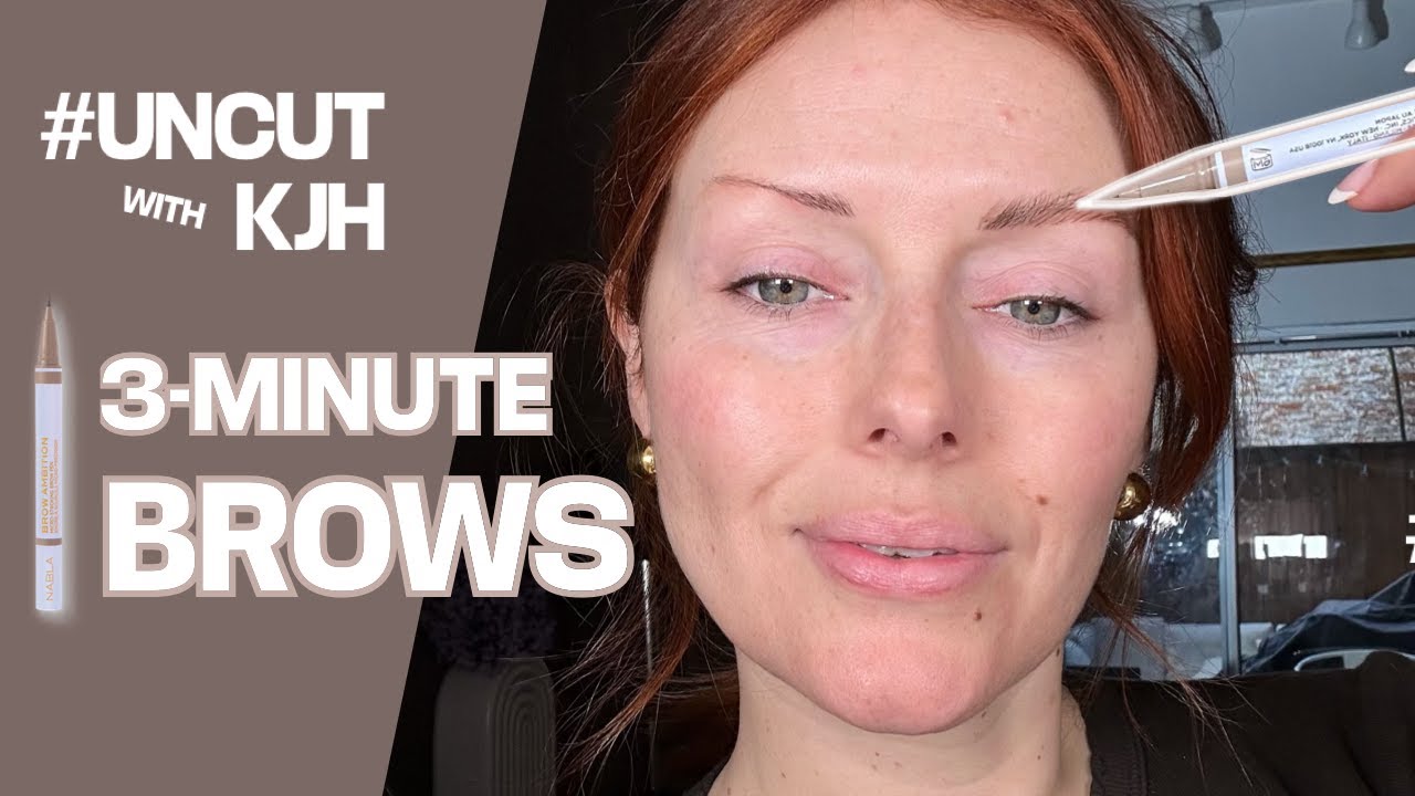 UNCUT WITH KJH BASICS: 3-Minute Brows - YouTube