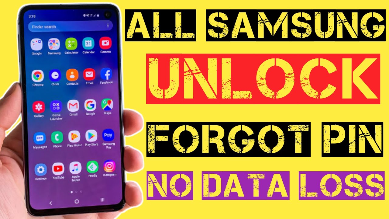 How Can I Unlock My Samsung Phone Forgot Pin Lock Without Data Loss ...