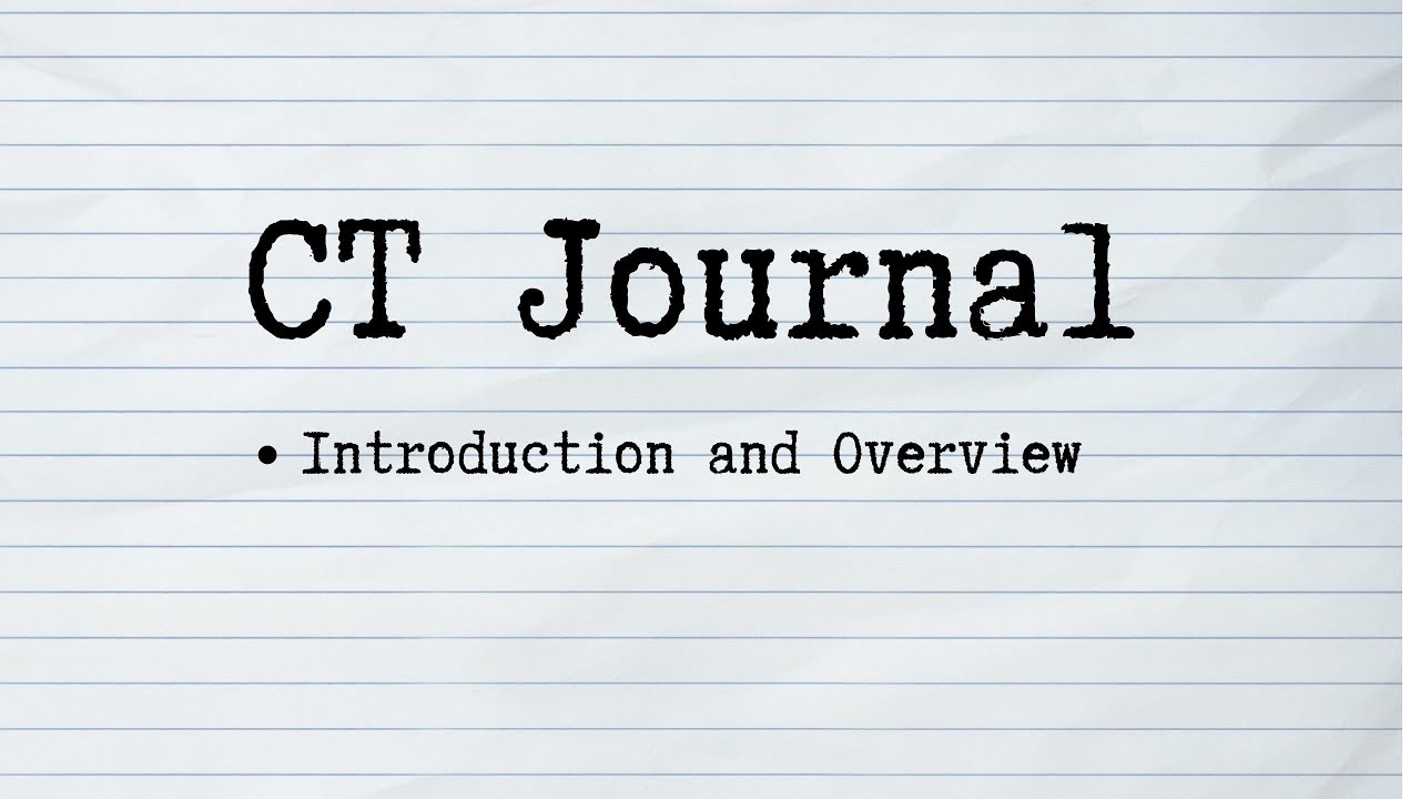 Journal Intro - YouTube