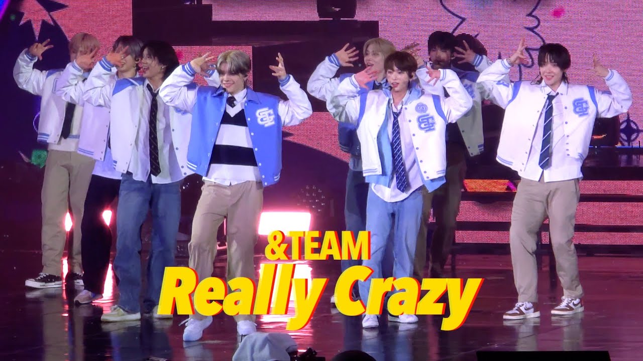 [240218] 앤팀 서울 콘서트 낮공 &TEAM 'Really Crazy (진짜 오카시이)' (4k) #andteam #앤팀 ...