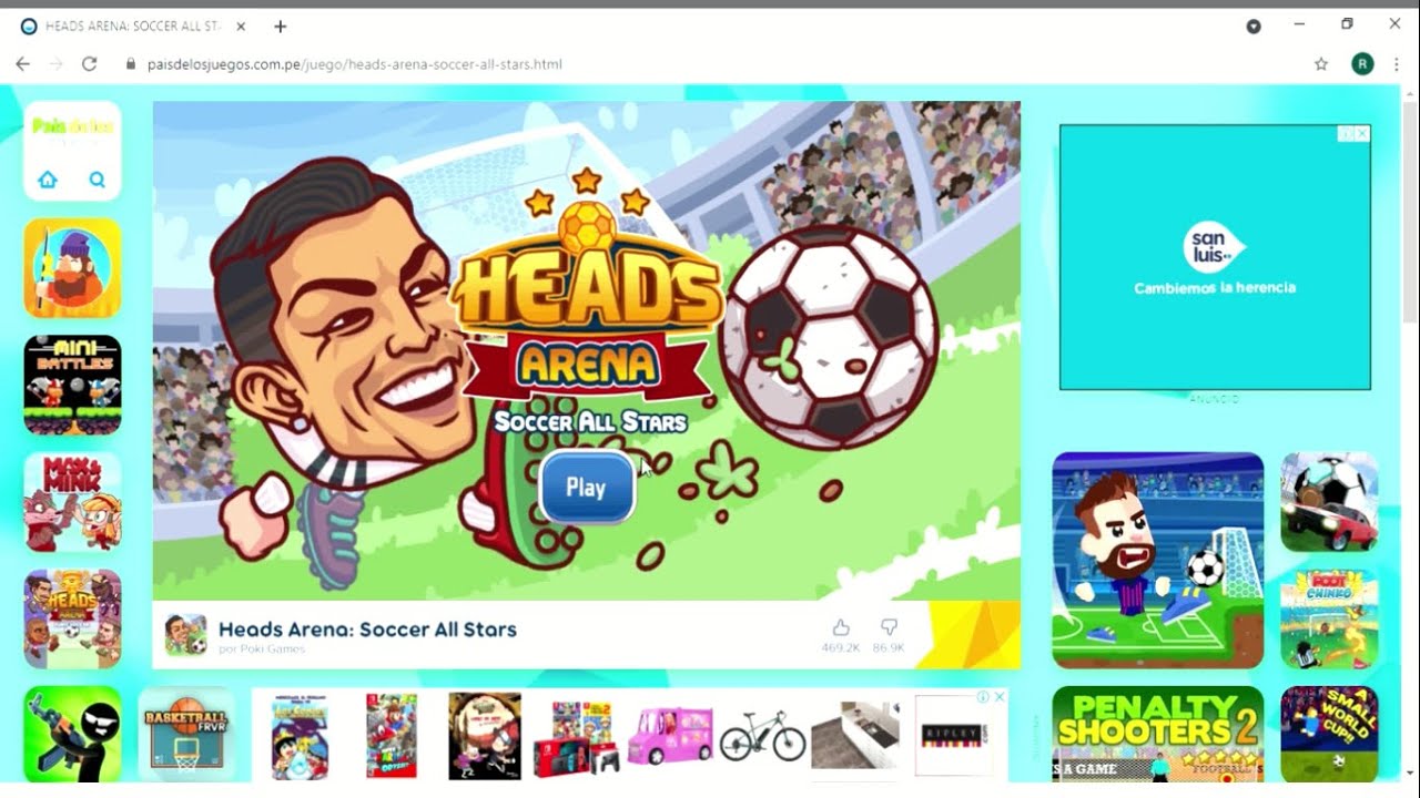 HEADS ARENA:SOCCER ALL STARS DIVERTIDO - YouTube
