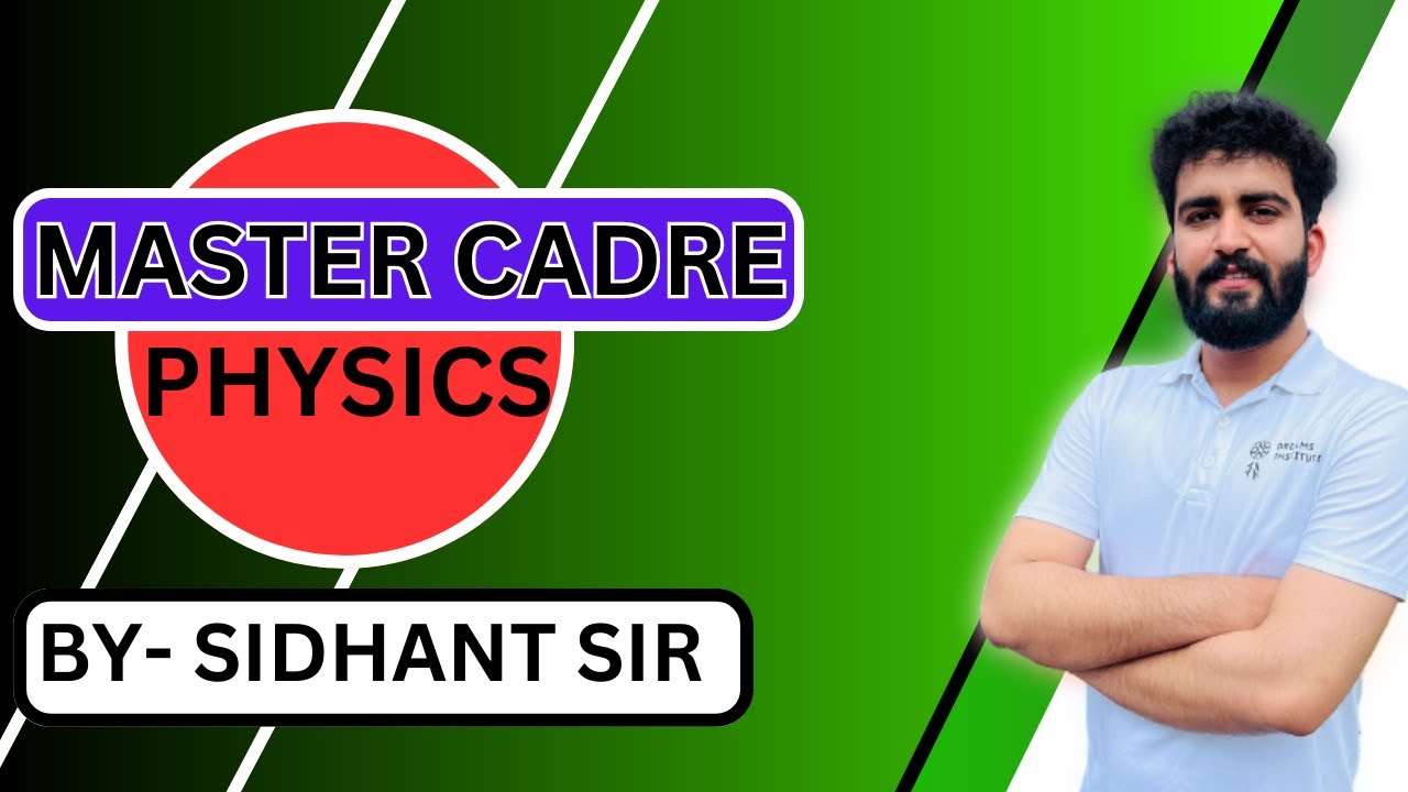 3 May || Master Cadre || Physics || Sidhant Sethi Sir - YouTube