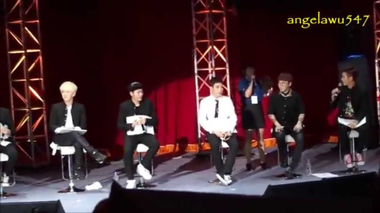 140706 block B in Taiwan-B-Bomb doing aegyo to Zico - YouTube
