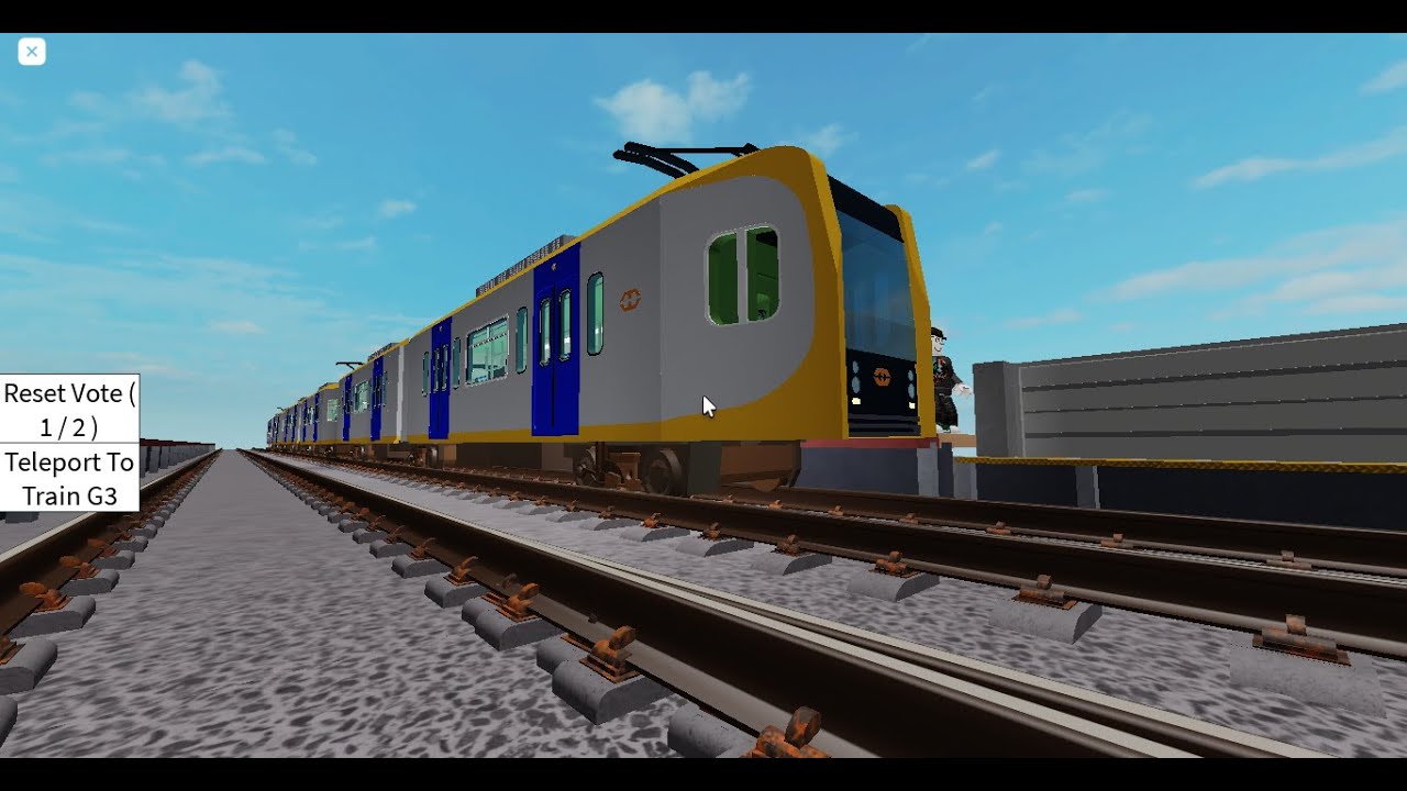 Riding LRT 1 3G Roosevelt to Monumento in roblox - YouTube