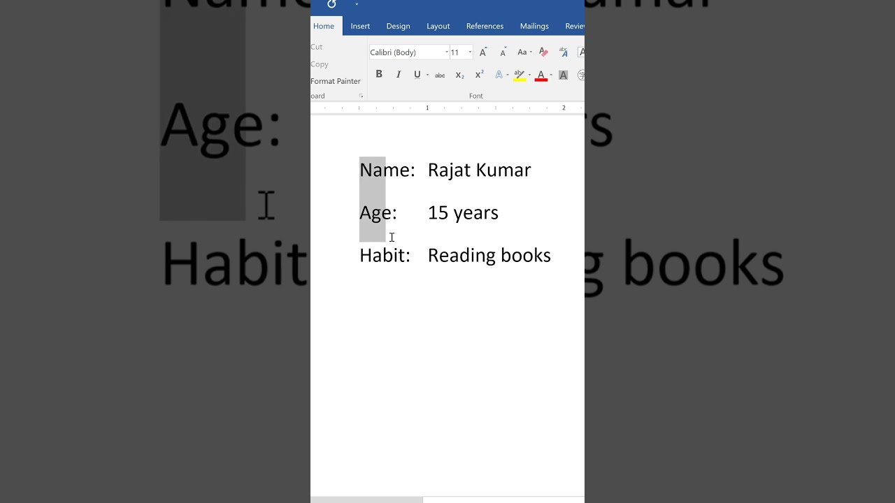 How To Select Vertical Text In Word youtubeshorts viral shortfeed How To Select Vertical Text In Word youtubeshorts viral shortfeed