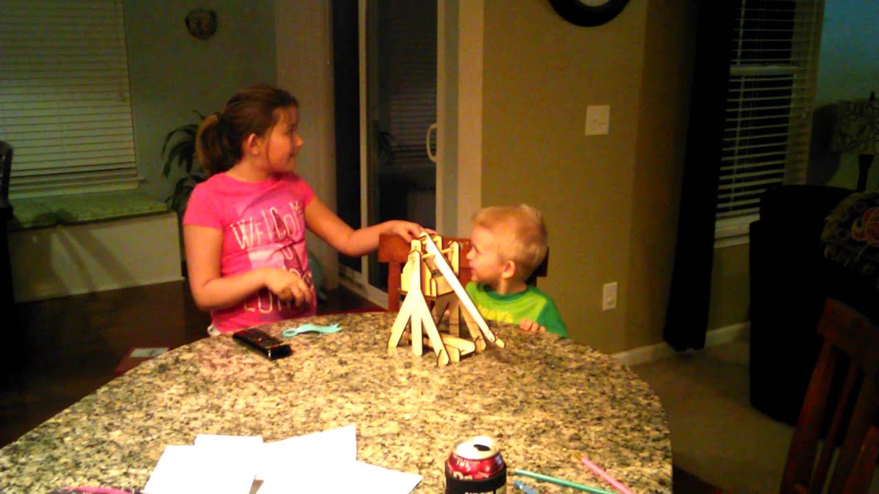 Tinker Crate Catapult - YouTube