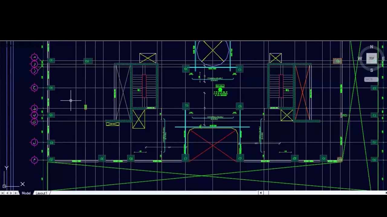 shop drawing and details of RFT for flat slab/ additional steel - YouTube