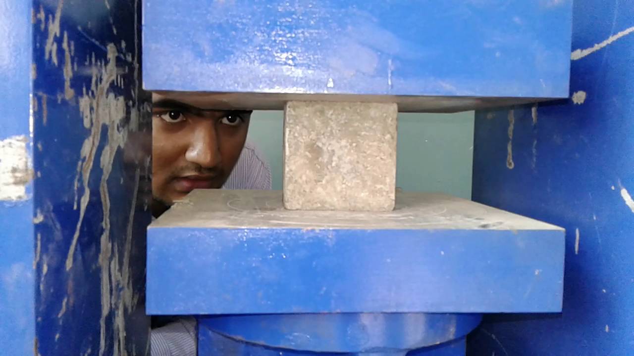 COMPRESSION TEST ON CEMENT CUBE(A.C.E.T CIVIL ENGG DEPARTMENT LABS ...