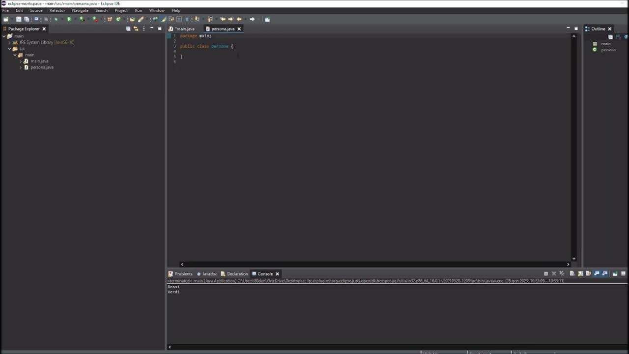 JAVA ep 13 Costruttore delle classi - YouTube
