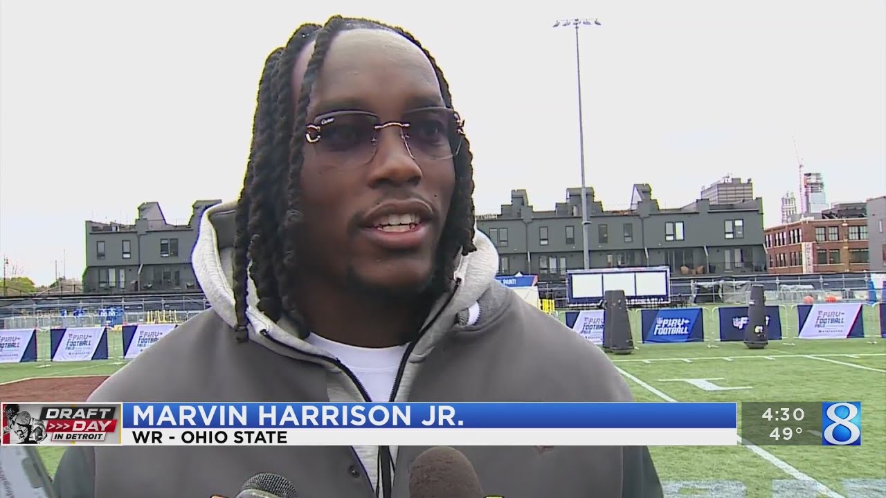 NFL prospects give back ahead of the draft - YouTube