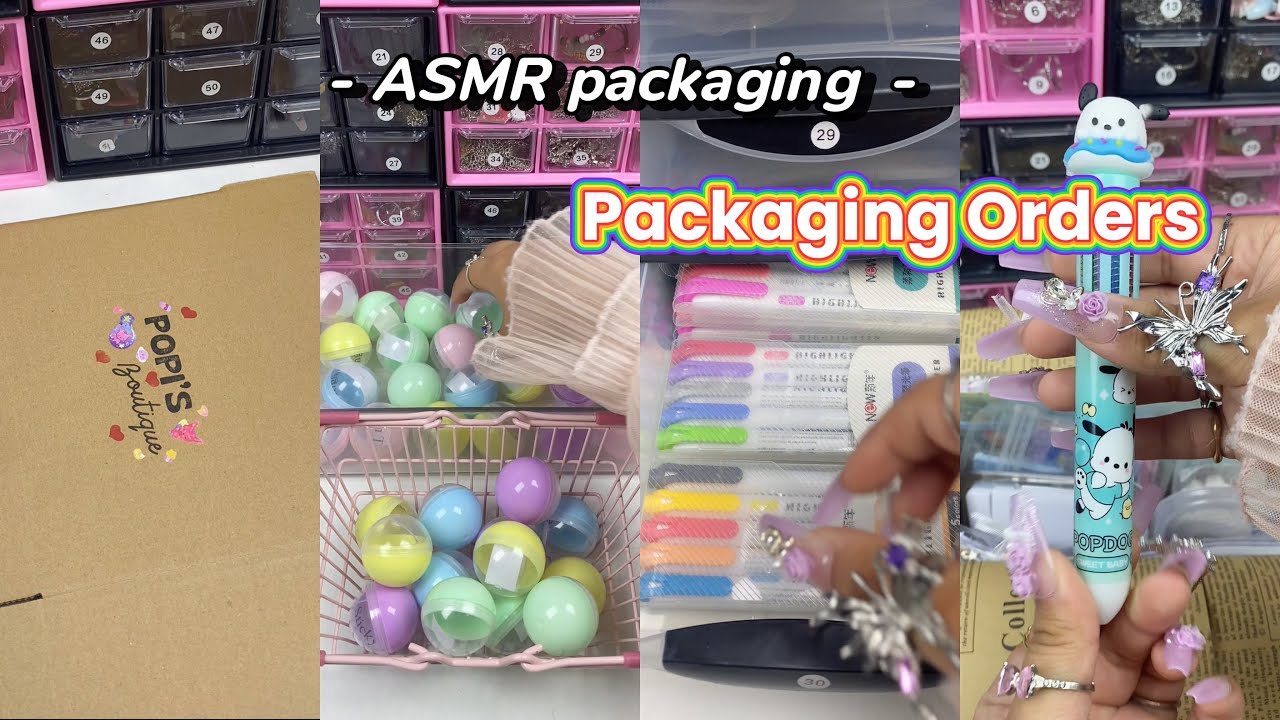 ASMR order Packaging Video |Small Business | Let’s packaging together ...
