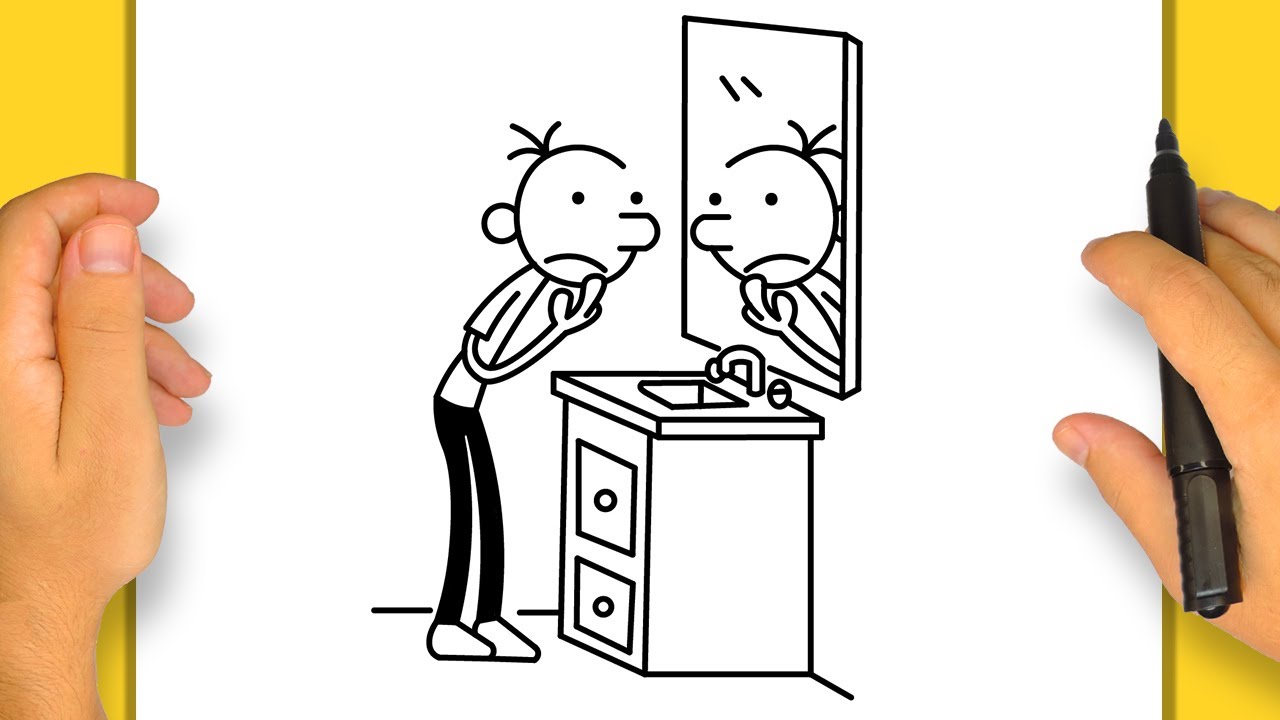 How to Draw Greg from Diary of a Wimpy Kid | Step by Step Simple and ...