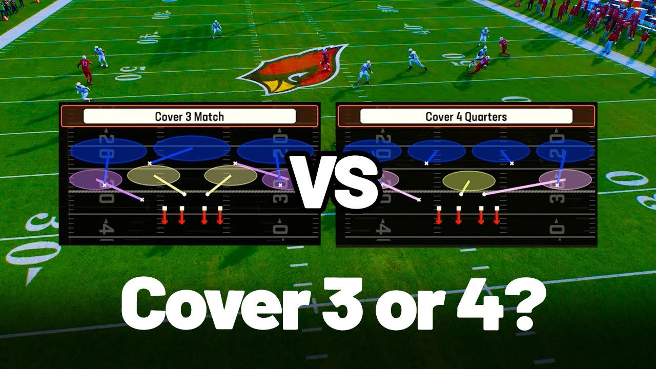 How to Run Cover 3 vs Cover 4 Match in Madden 25 - YouTube