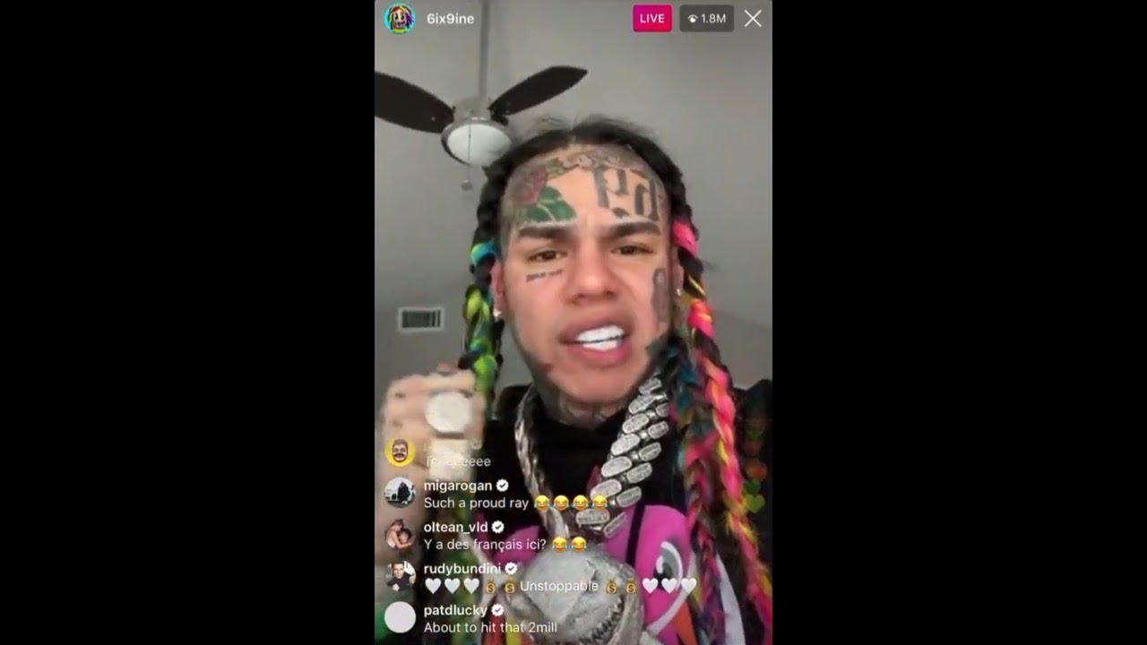 Tekashi 69's FIRST IG LIVE since being released from Prison in 2020 (HE ...