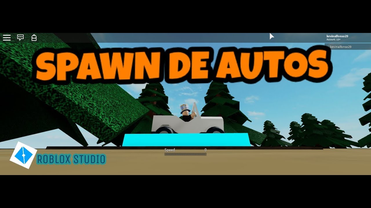 COMO CREAR UN SPAWN DE AUTOS EN ROBLOX STUDIO! - YouTube
