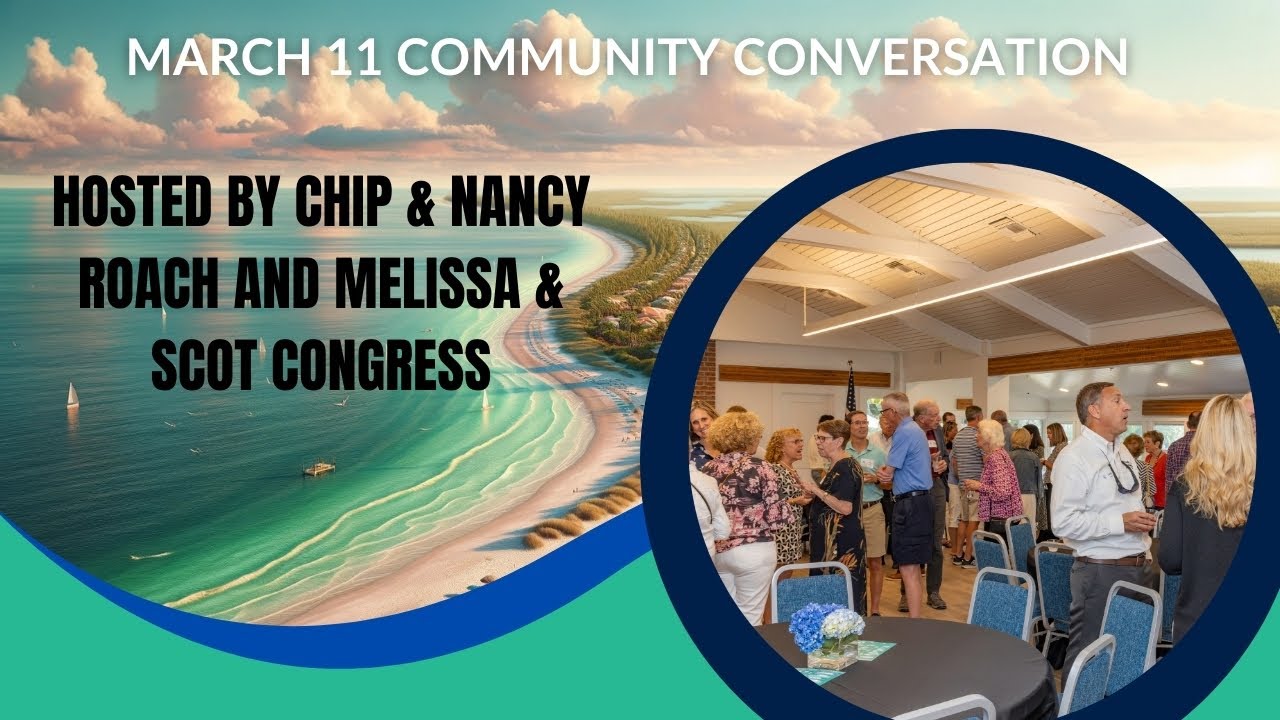 March 11 Community Conversation hosted by Chip & Nancy Roach and ...