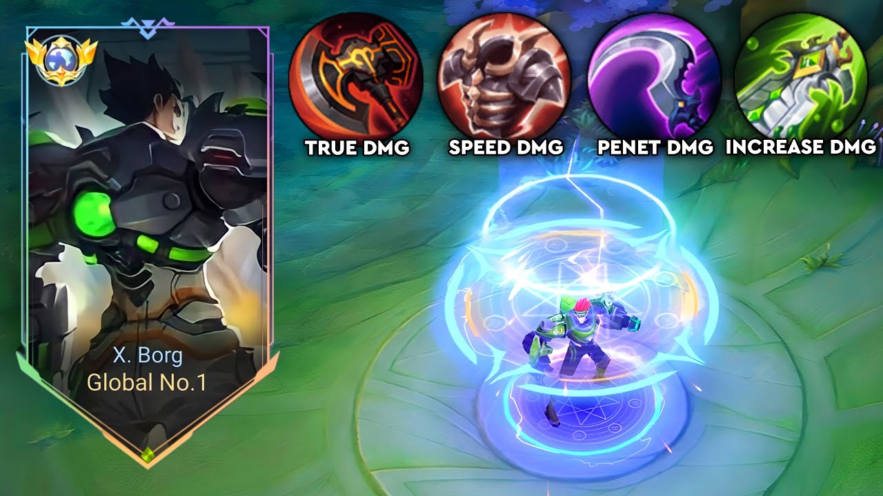 TOP GLOBAL X BORG BEST BUILD & EMBLEM 2024!!🔥(must try) - YouTube