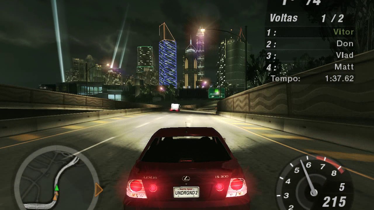 Lexus IS 300 - [Need For Speed Underground 2 ]. - YouTube