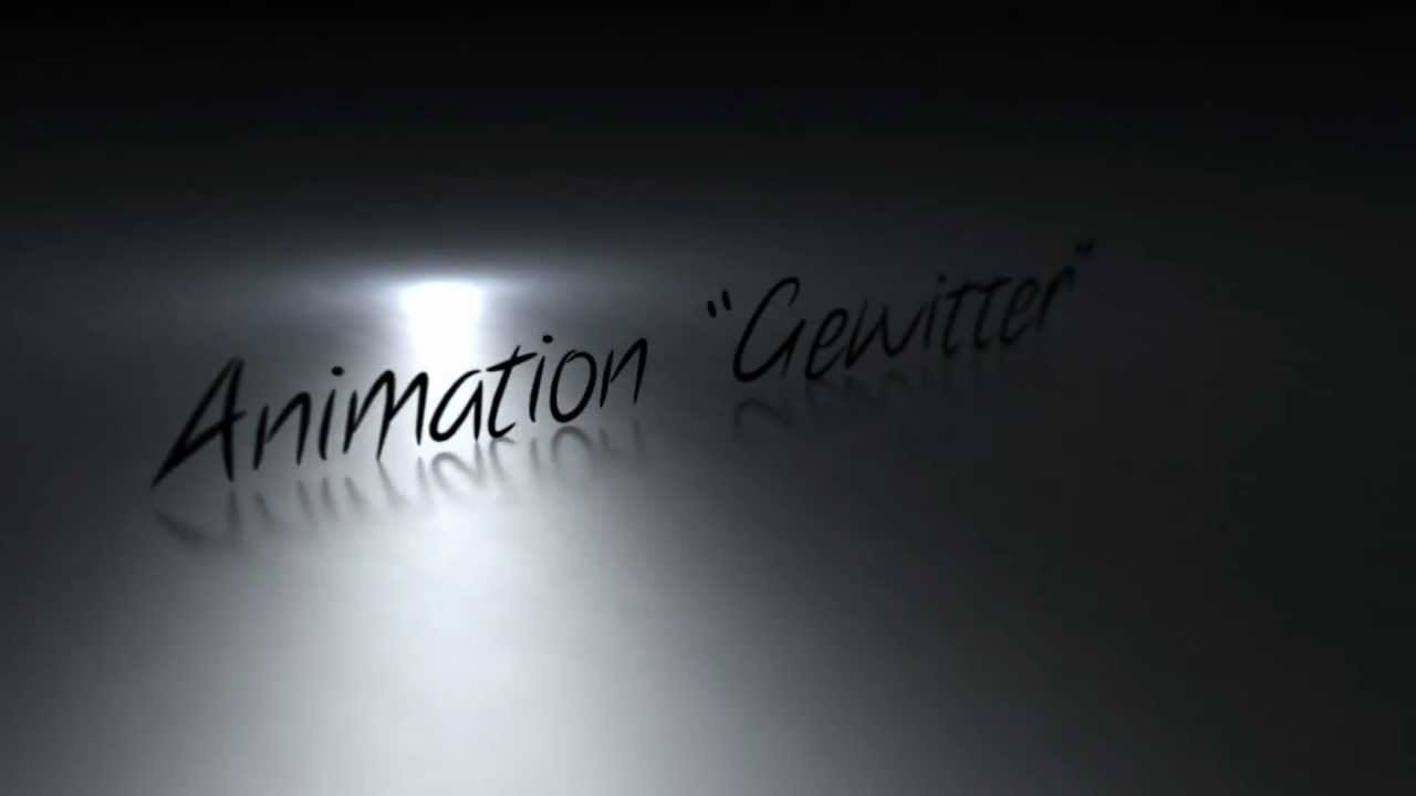 After Effects Animation "Gewitter" - YouTube