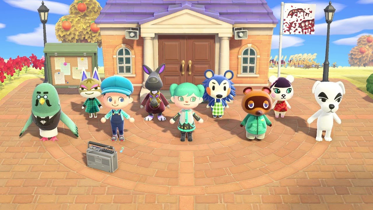Animal Crossing New Horizons Part 222, Stretching with Hatsune Miku ...