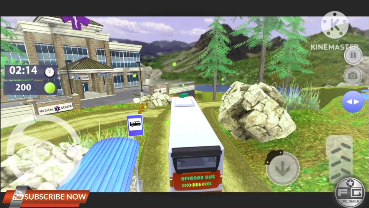 Offroad bus simulator bus game! Offroad bus simulator bus gameplay ...