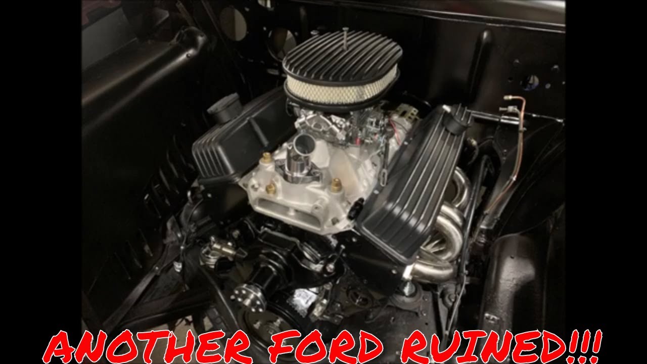 Another SBC in a FORD! Slow and Painfull Shoebox Progress. - YouTube