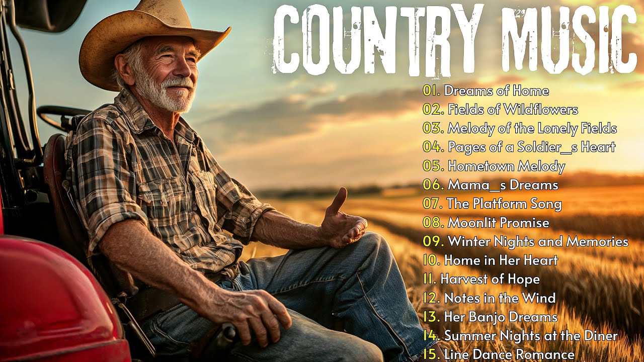 Old Classic Country Music Hits Collection 🌾 Best slow Country 80s90s ...