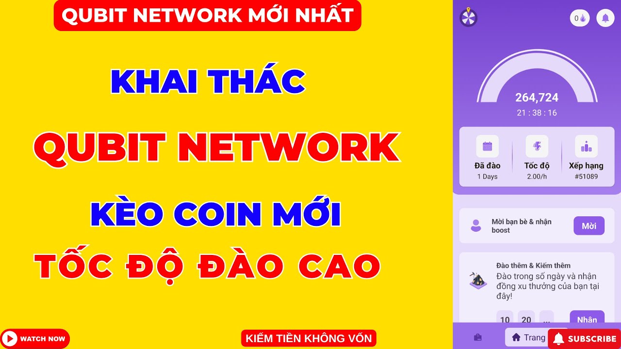QuBit Network - Hướng Dẫn Khai Thác QuBit Network (Coin Mới) - YouTube