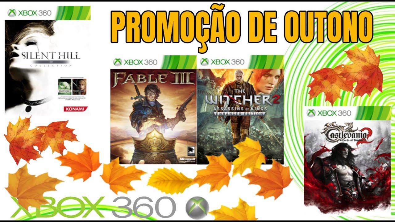 PROMOÇÃO DE OUTONO GAMES XBOX 360 I Simplesmente a melhor promoção do ...