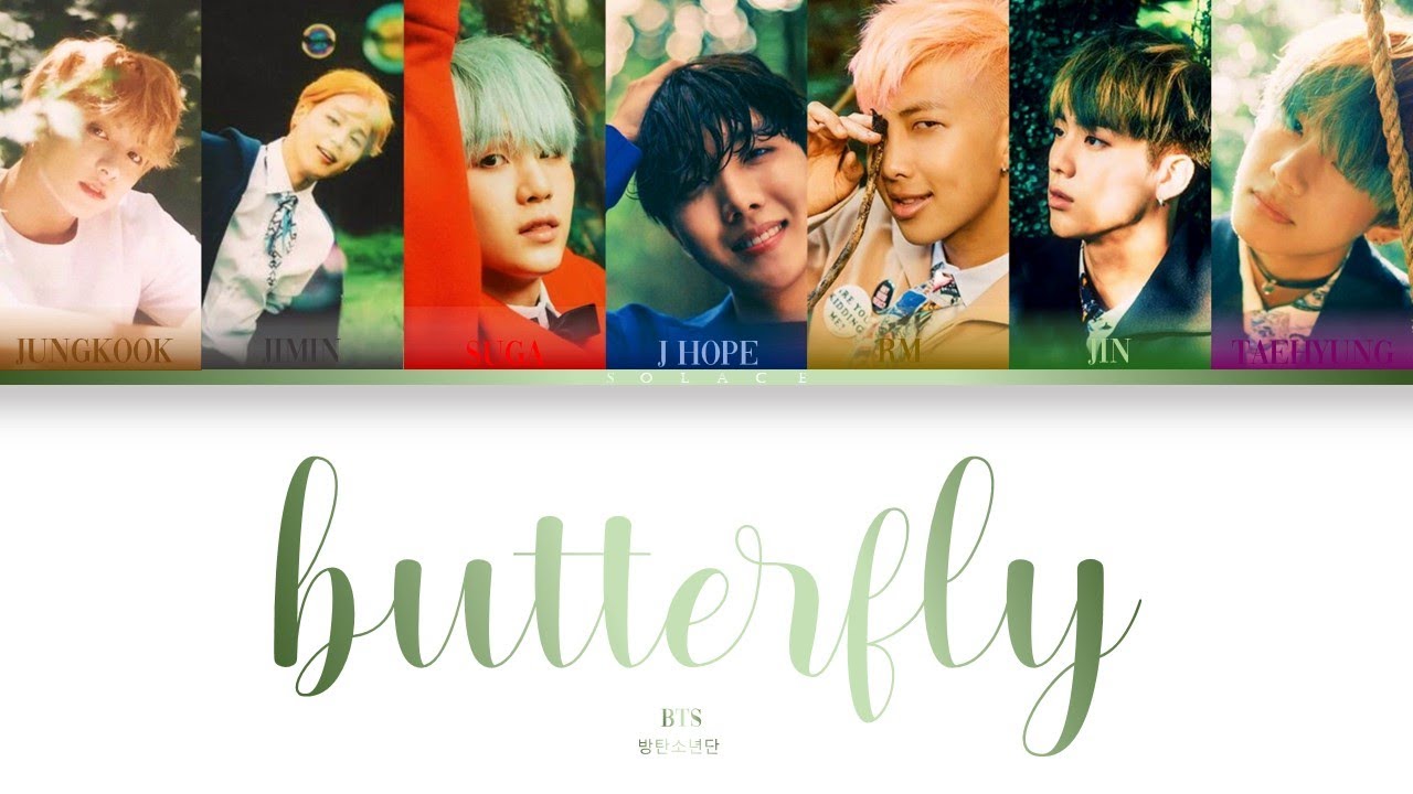 Bts 방탄소년단 Butterfly Color Coded Lyrics Youtube