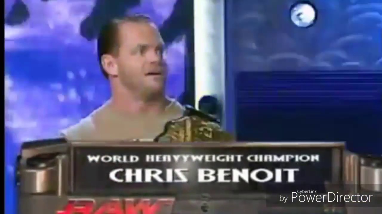 CHRIS BENOIT ENTRANCE NIGHT AFTER BACKLASH 2004 - YouTube