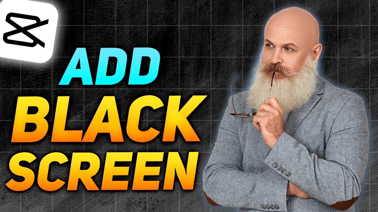 How to Add Black Screen in CapCut pc - YouTube