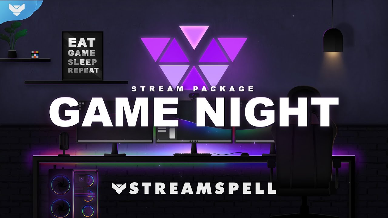 StreamSpell | Game Night Stream Package │ Twitch Overlays for OBS Studio, Streamlabs - YouTube