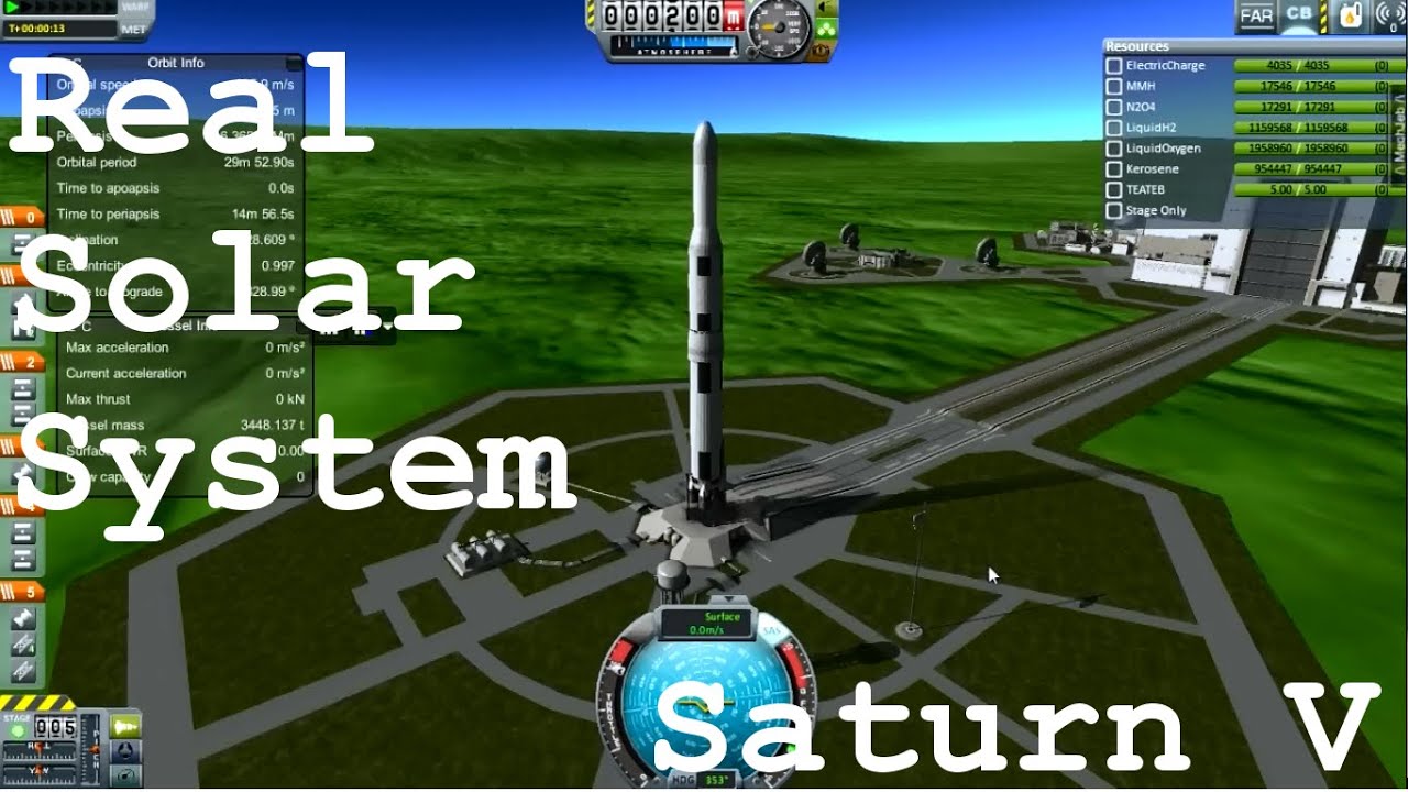 Real Solar System, Saturn V, Kerbal Space Program - YouTube