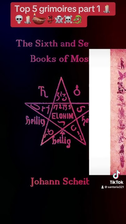 Top 5 grimoires part 1 #blackmagic #grimoire #occult #fypシ - YouTube