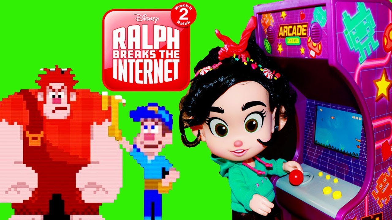 Ralph Break The Internet Parody Vanellope Wreck It Ralph Arcade Game ...