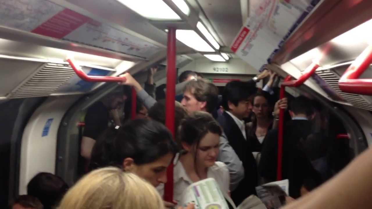 Busy Metro of London- Full of rush of People - London Tube - YouTube