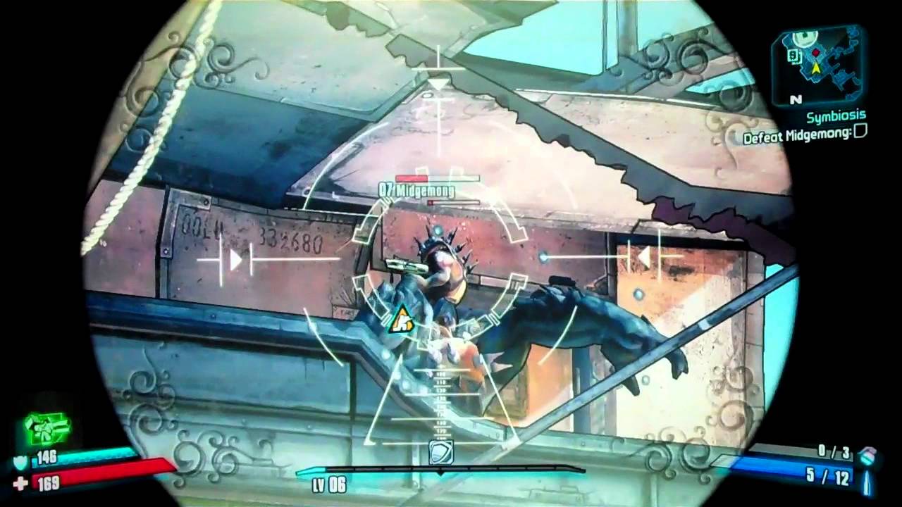Borderlands 2 Walkthrough/ Playthrough - Part 7 - Midgemong Battle ...