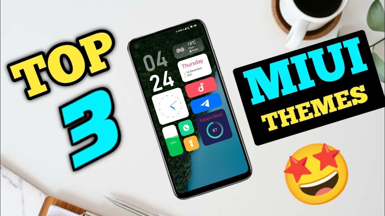 Top 3 MIUI 12 Themes | Premium Features | New Charging Animation | New ...